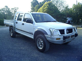 2004 HOLDEN RODEO COLORADO RA LX DUAL CAB 4WD 4X4 UTILITY 3.5L V6 ...